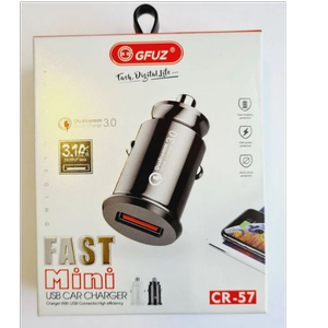 قیمت و خرید شارژر فندکی GFUZ مدل CR-57 فست شارژ QC3.0 | فروشگاه اینترنتی مجموعه لوازم جانبی و ...